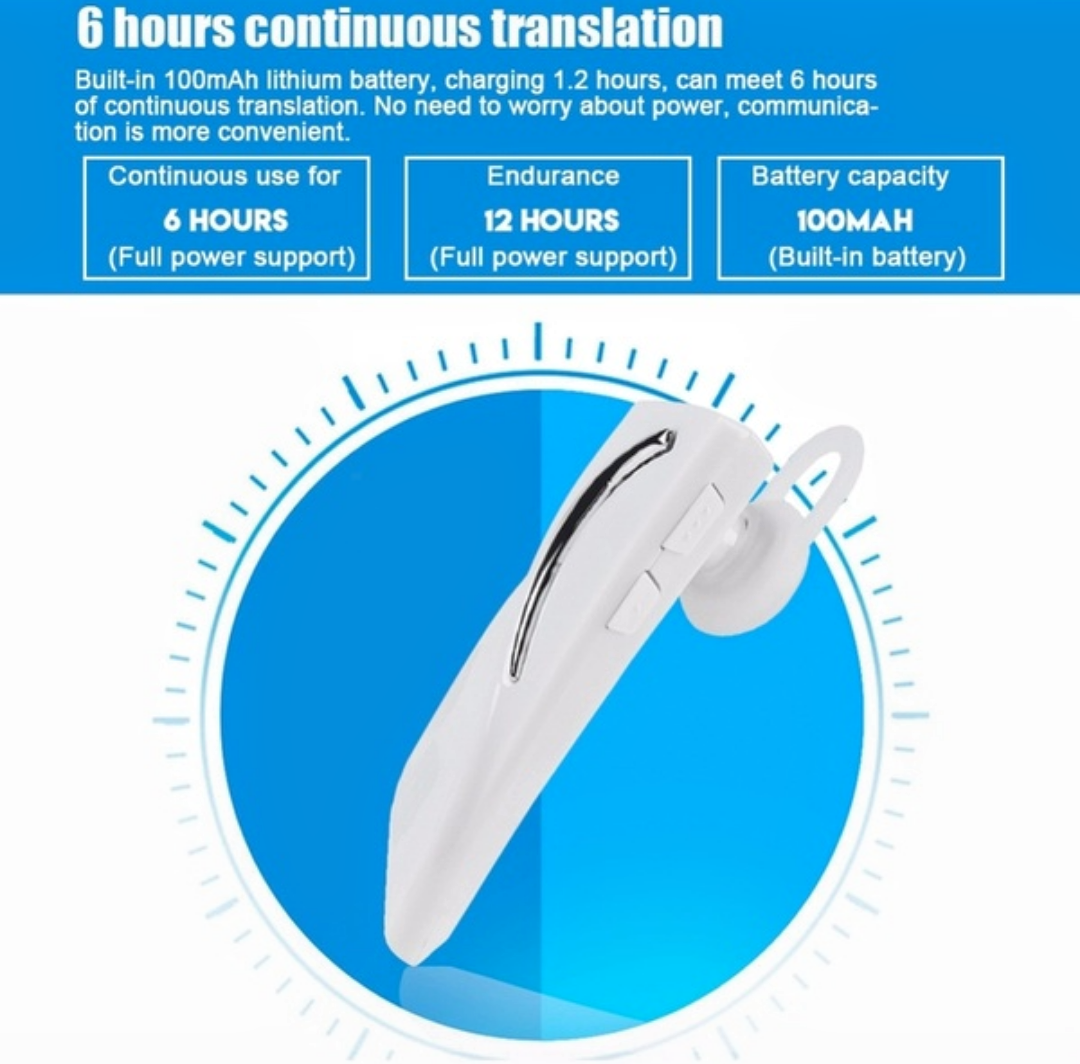 Bluetooth Language Translator Earpiece – Trenz