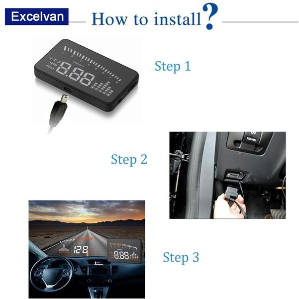 Car Windscreen Speedometer Projector – Trenz