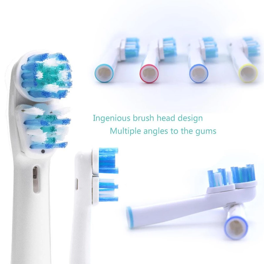 Double Oral-B Compatible Electric Toothbrush Heads – Trenz