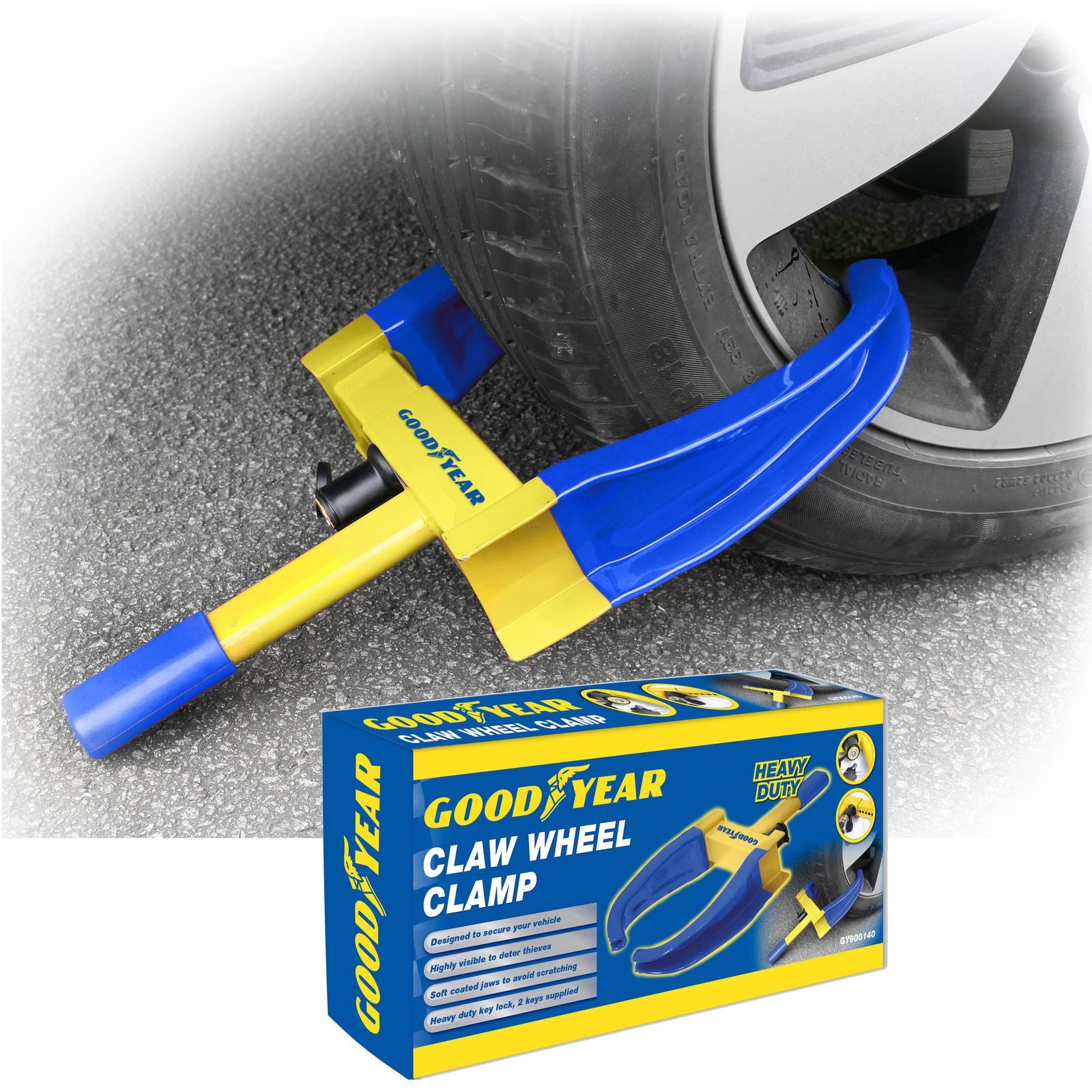 Heavy Duty Car Wheel Clamp – Trenz