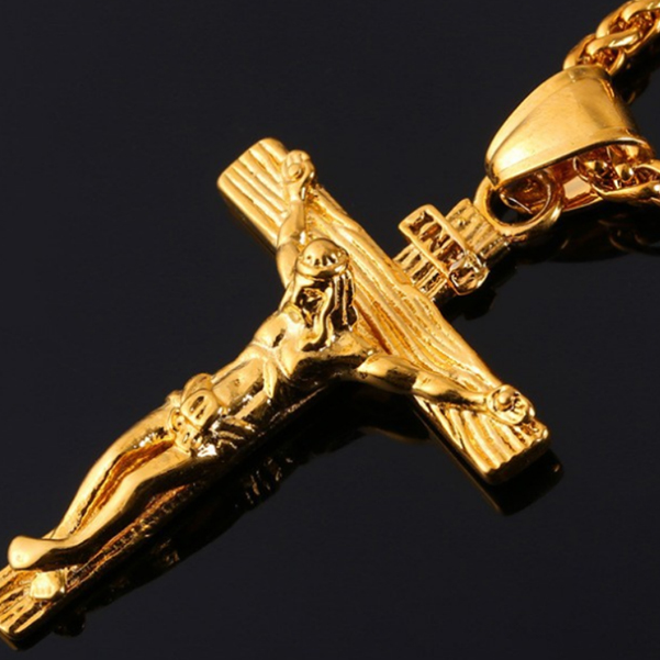 Men’s Crucifix Pendant Chain – Trenz