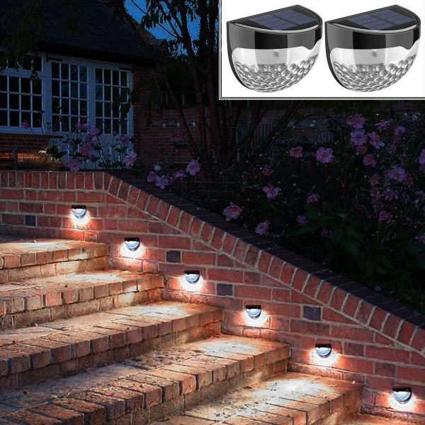 Set of 2 Jewel Effect LED Outdoor Solar Lamps – Trenz