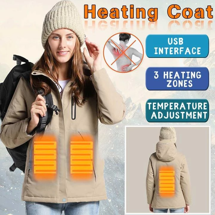 USB Heated Unisex Winter Jacket – Trenz