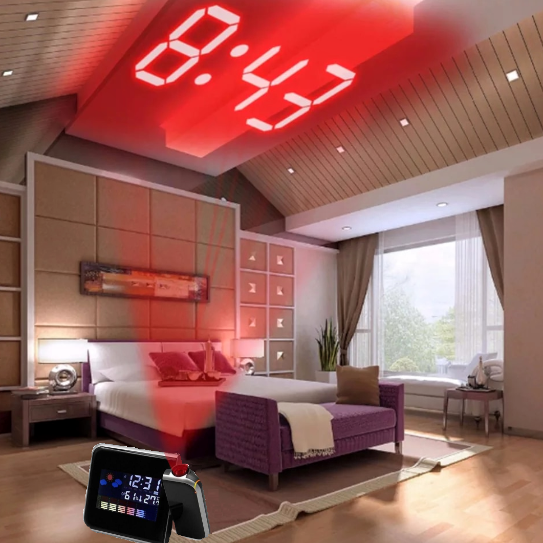 LCD Projection Alarm Clock – Trenz